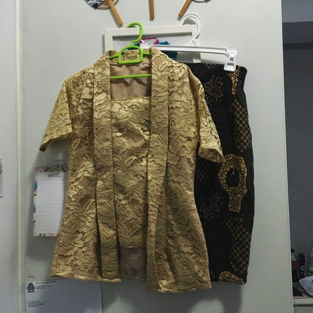 Kebaya Lace Kids Short Kebaya Baju Raya Budak Baju Kurung Jubah Dress ...