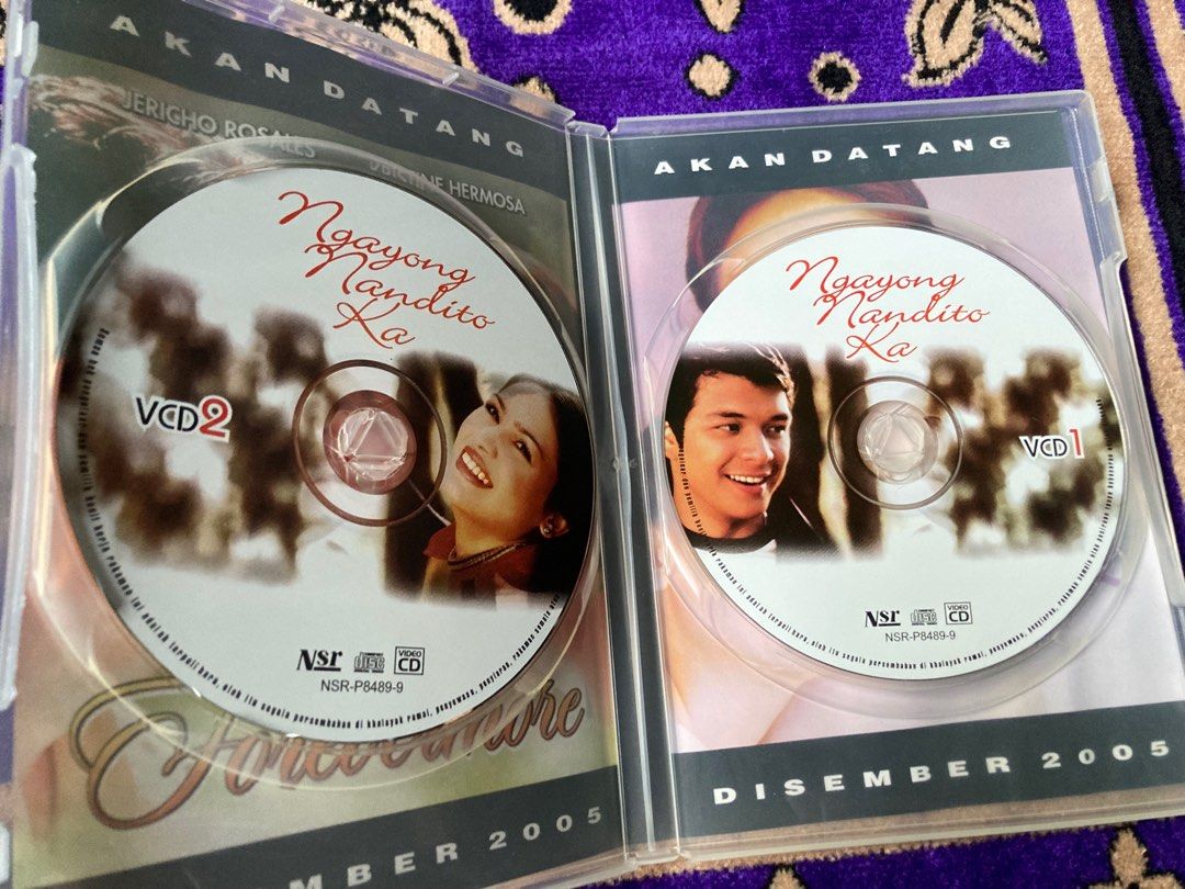 Kristine Hermosa & Jericho Rosales - Ngayong Nandito Ka Movie VCD, Hobbies & Toys, Music & Media ...