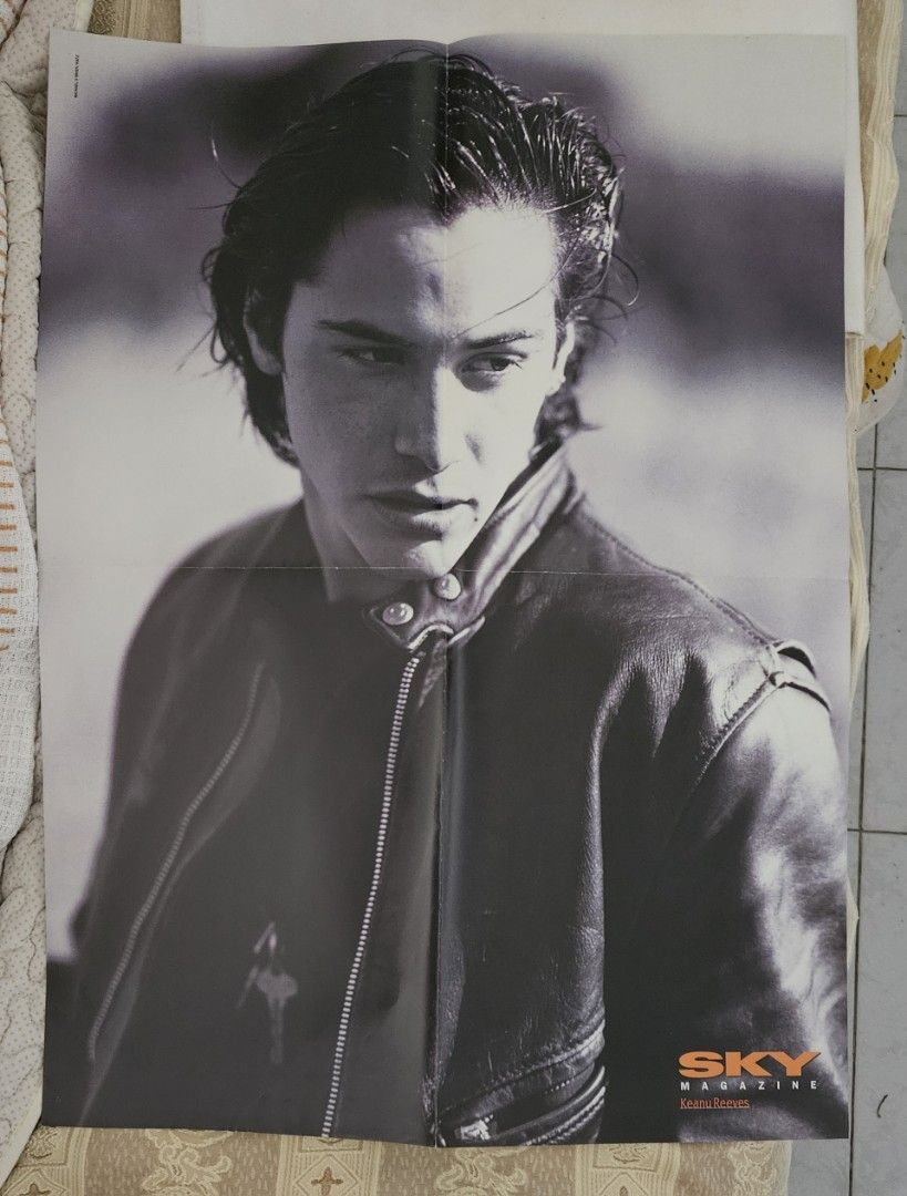 Kylie Minogue 凯莉·米洛 / Keanu Reeves 雙面 poster , 興趣及遊戲, 收藏品及紀念品, 明星周邊 ...