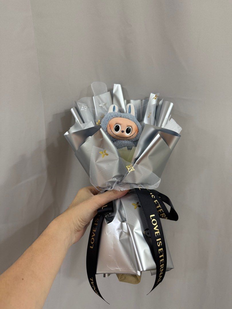 Labubu flower bouquet, Hobbies & Toys, Stationery & Craft, Flowers ...