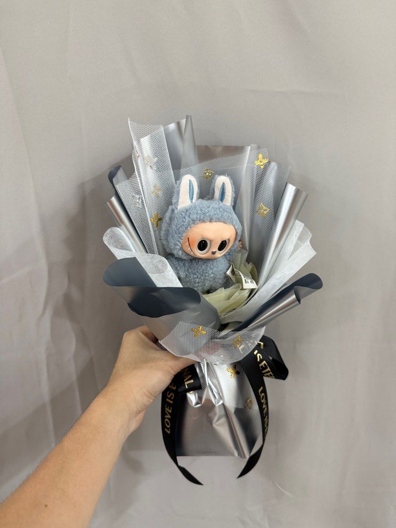 Labubu flower bouquet, Hobbies & Toys, Stationery & Craft, Flowers ...