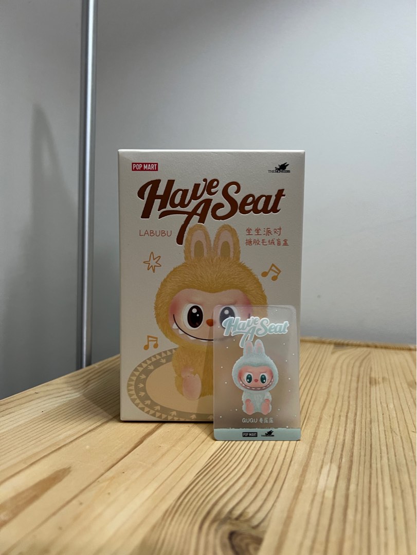 (CO OREN) Labubu Have A Seat V2 "SELECTED QUQU" Original Pop Mart SNI ...