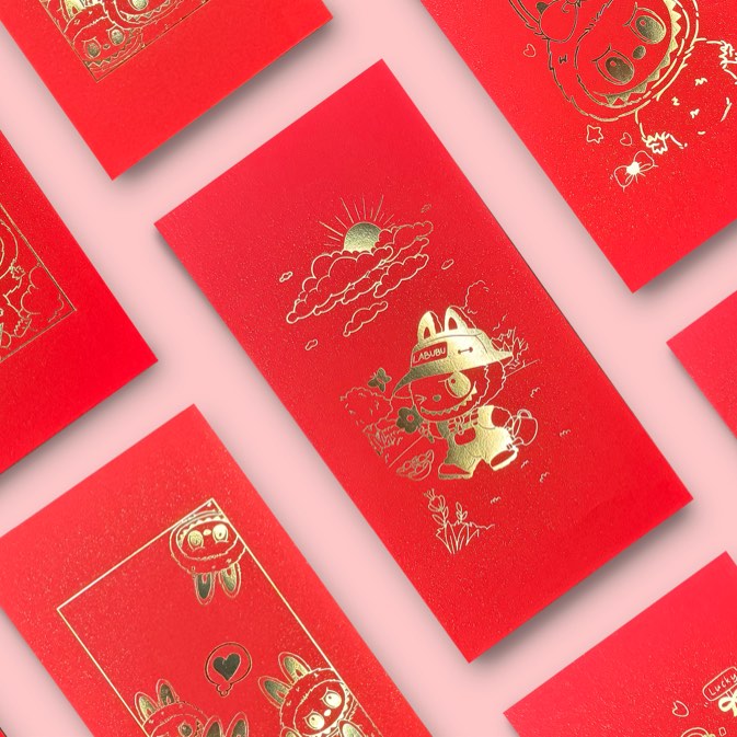 LABUBU RED PACKETS ANGBAO, Hobbies & Toys, Occasions & Party Supplies ...