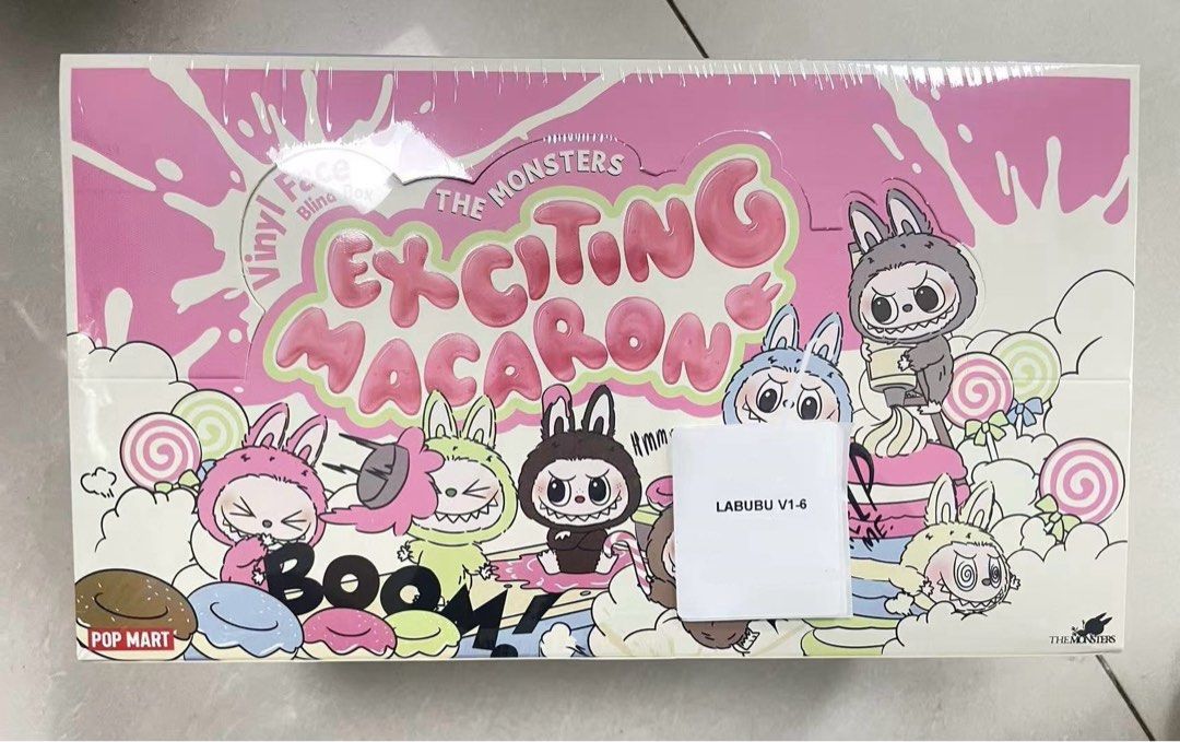 Labubu Version 1 macarons sealed, Hobbies & Toys, Toys & Games on Carousell