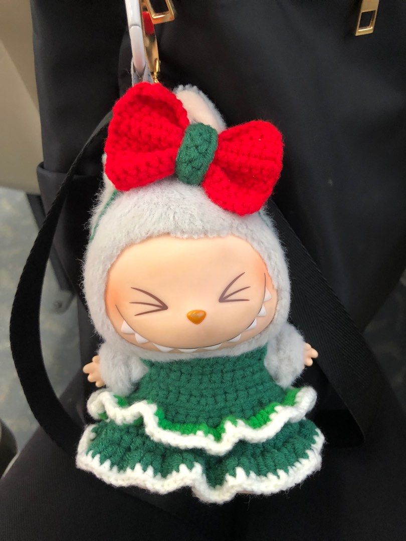 Labubu Xmas outfit, Hobbies & Toys, Stationery & Craft, Handmade Craft ...