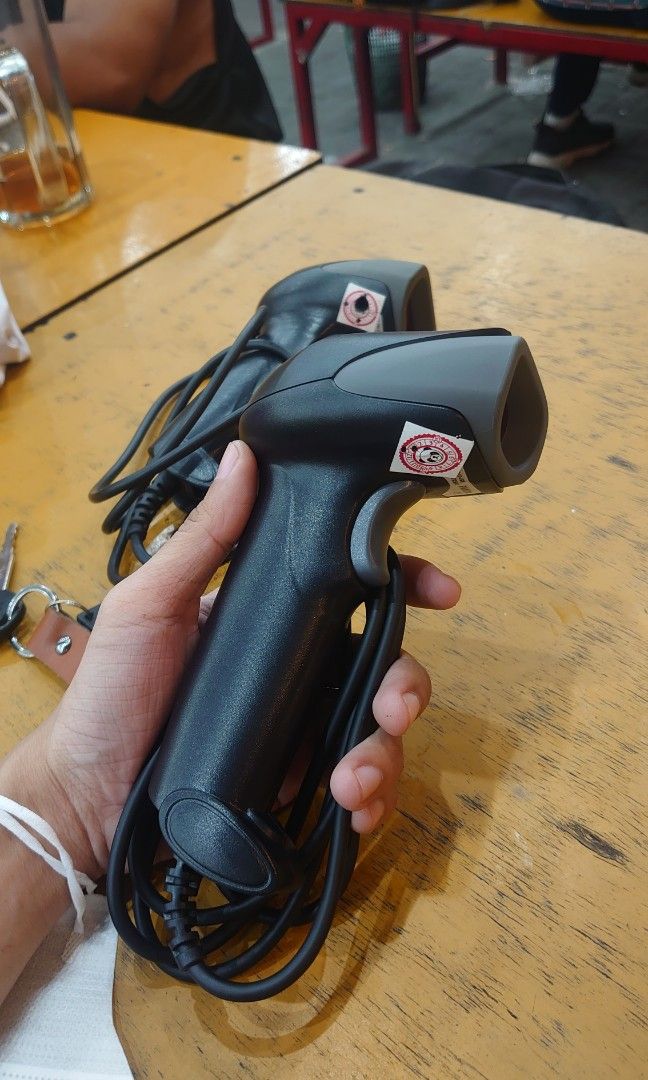 Laser Tangan Scanner Barcode 1D - Panda - PRJ-222-1D-USB Plug and Play ...