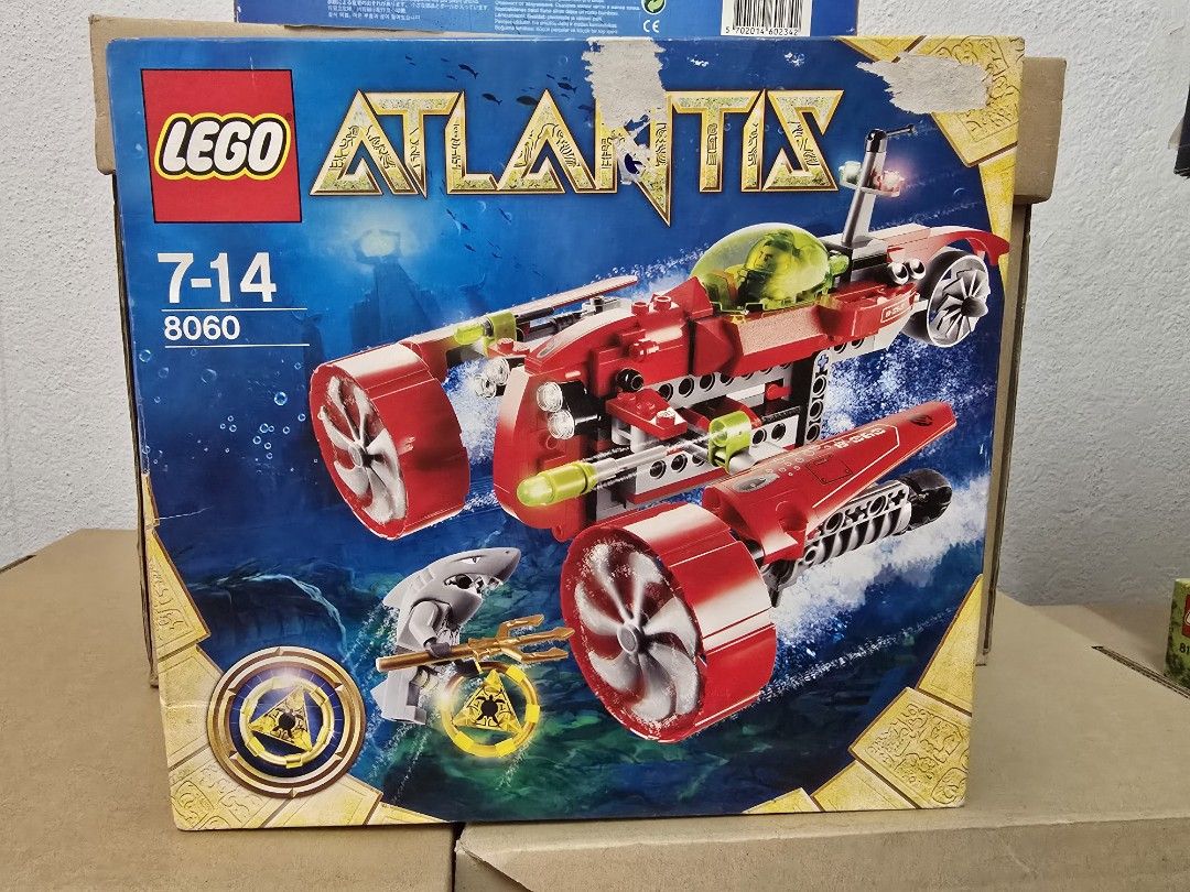 Lego 8060 TYPHOON TURBO SUB Atlantis aqua raiders SUBMARINE, Hobbies ...