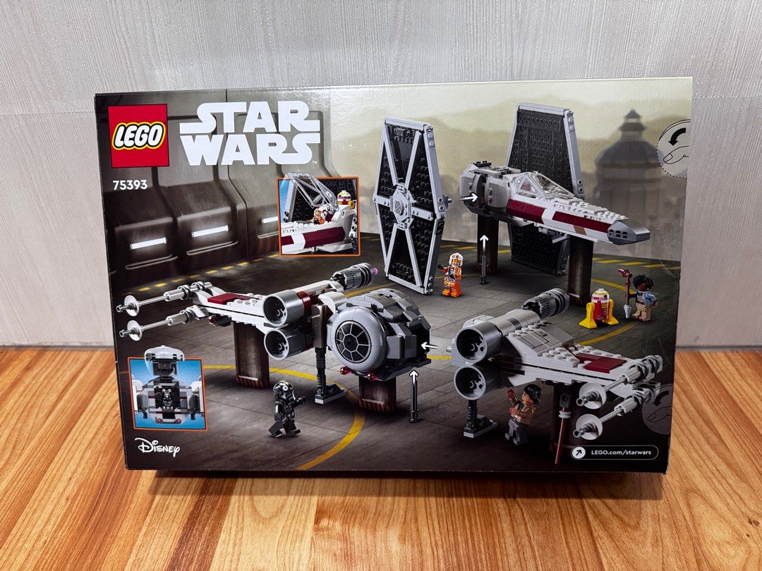 Lego Star Wars 75393 X Wing and Tie Fighter Mash Up, Hobbies & Toys ...