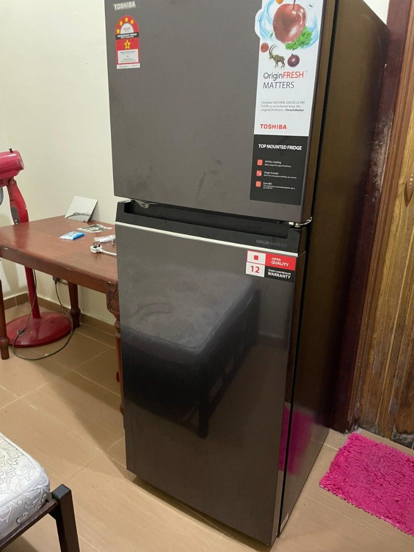 (Like New) Toshiba Origin Inverter 410l 2 Door Fridge, TV & Home ...