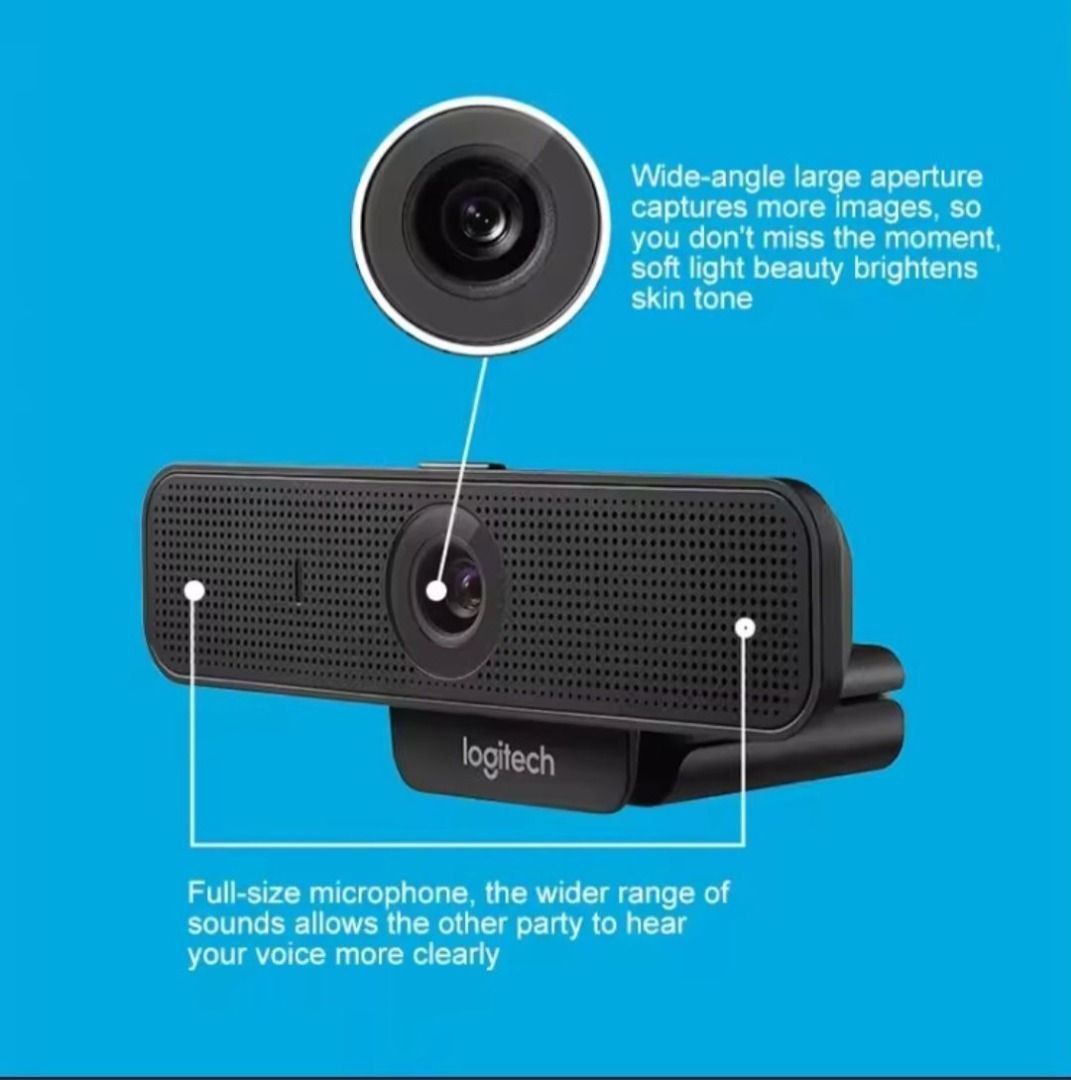 Logitech Webcam C925E 1080P With HD Video And Built-In Stereo ...