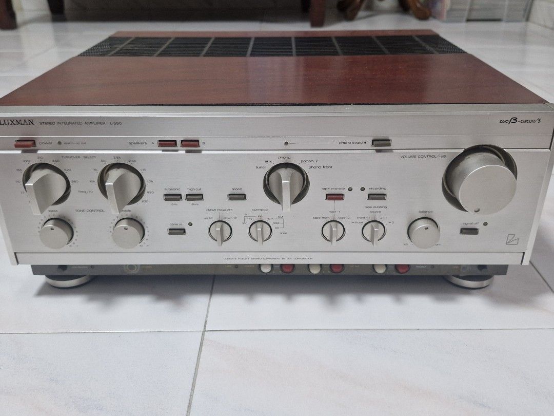 LUXMAN L550 Amplifier, Audio, Other Audio Equipment on Carousell