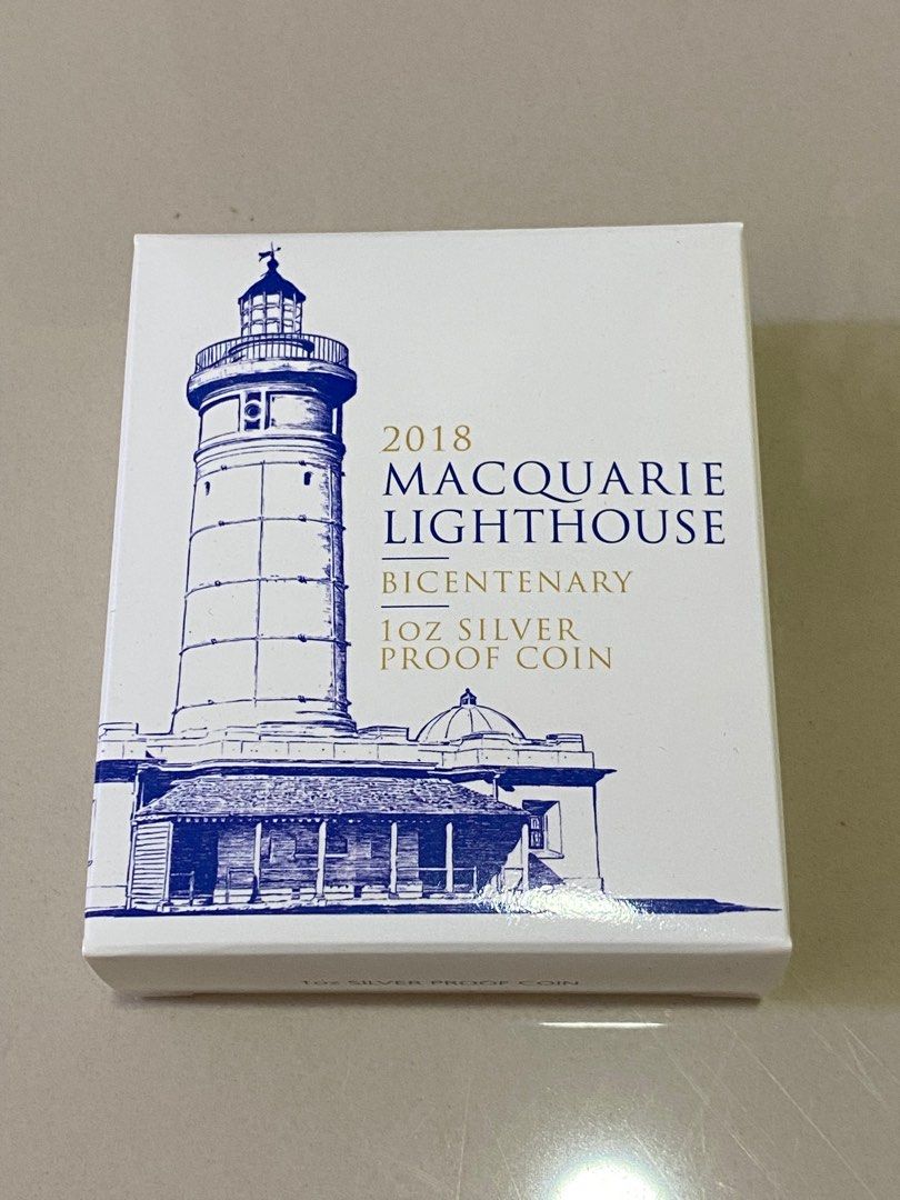 Macquarie Lighthouse Bicentenary 2018 1oz Silver Proof Coin, Hobbies ...