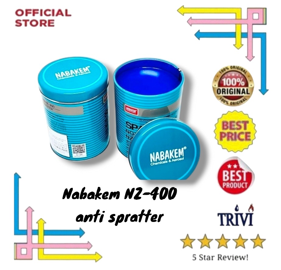 Nabakem nz400 nozzle cleaner contact tip anti spatter gel mig welding ...