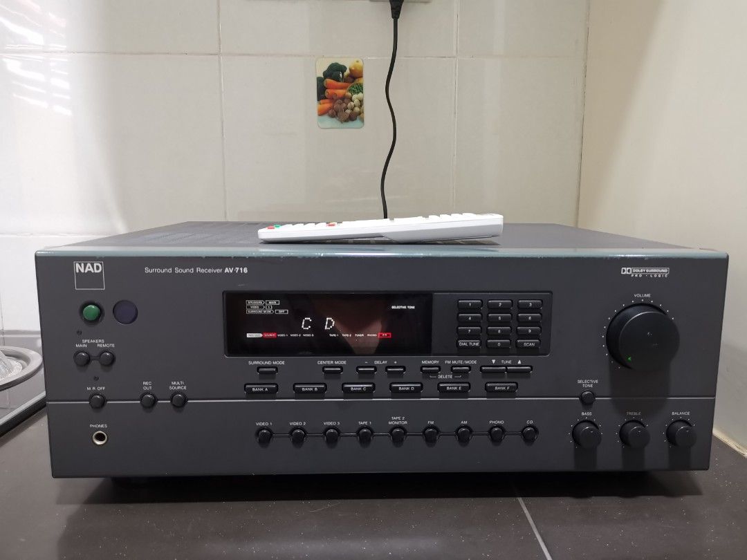 NAD AV716 Stereo Integrated Amplifier with HT and FM tuner function ...