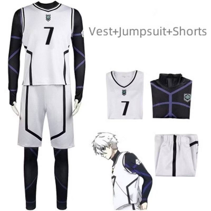 Nagi Seishrio Cosplay Blue Lock Second Selection Jersey, Hobbies & Toys ...