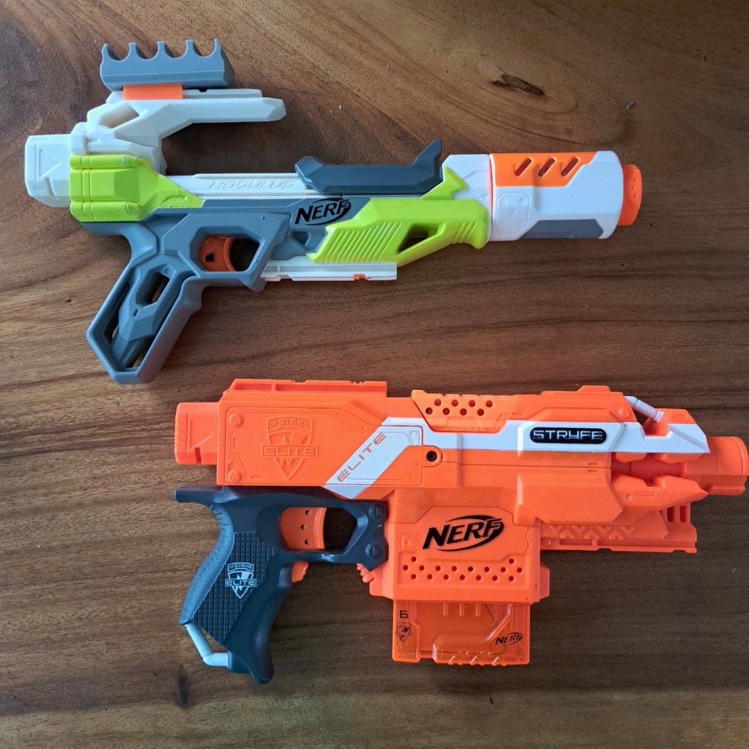 Nerf Combo | Nerf Stryfe & Nerf Ionfire, Hobbies & Toys, Toys & Games ...