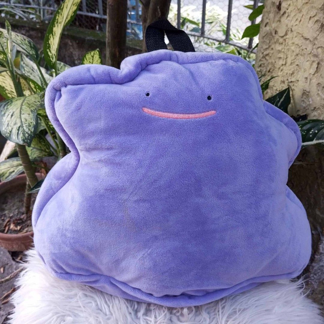 NINTENDO Pocket Monsters Pokemon DITTO Purple Plush Backpack Bag, Women ...