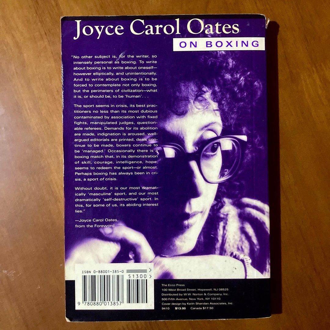 On Boxing by Joyce Carol Oates, Photographs by John Renard (Expanded ...