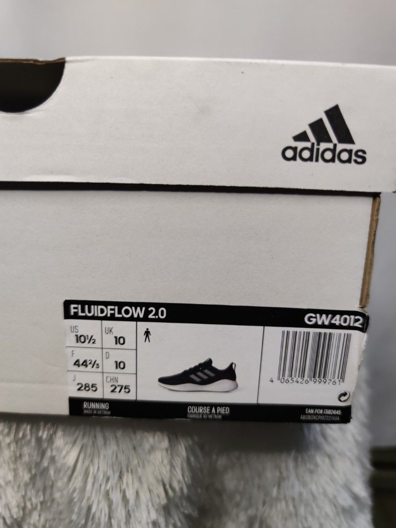 Original Adidas Fluidflow 2.0 Running Shoes Sepatu Lari GW4012, Fesyen ...