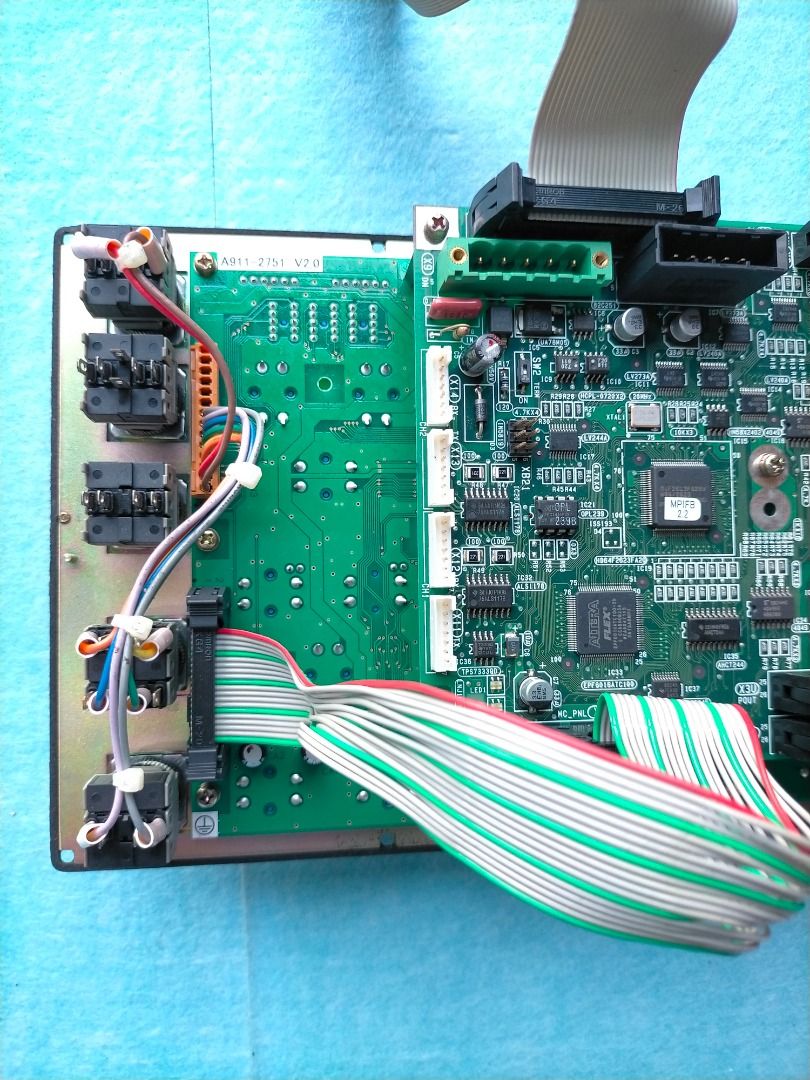 Original OKUMA Control Panel A911-2751 V2.0 with Electronic handwheel ...