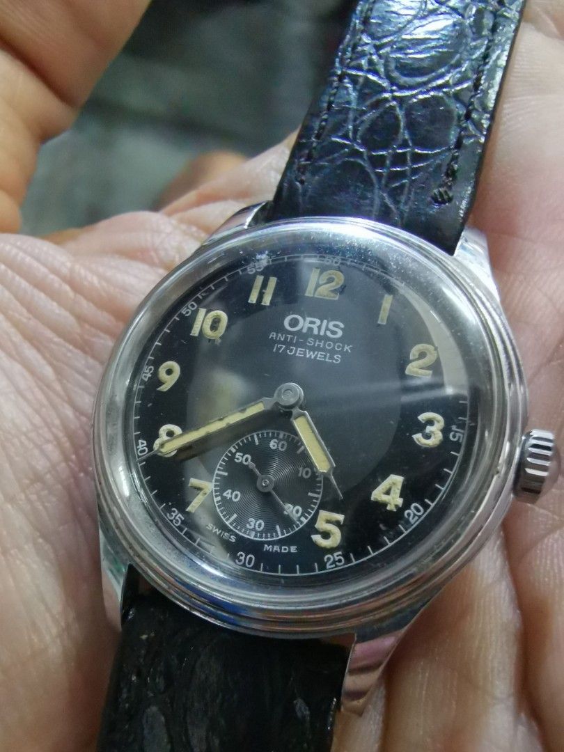 ORIS vintage watch case size 31mm manaul winding, Men's Fashion ...