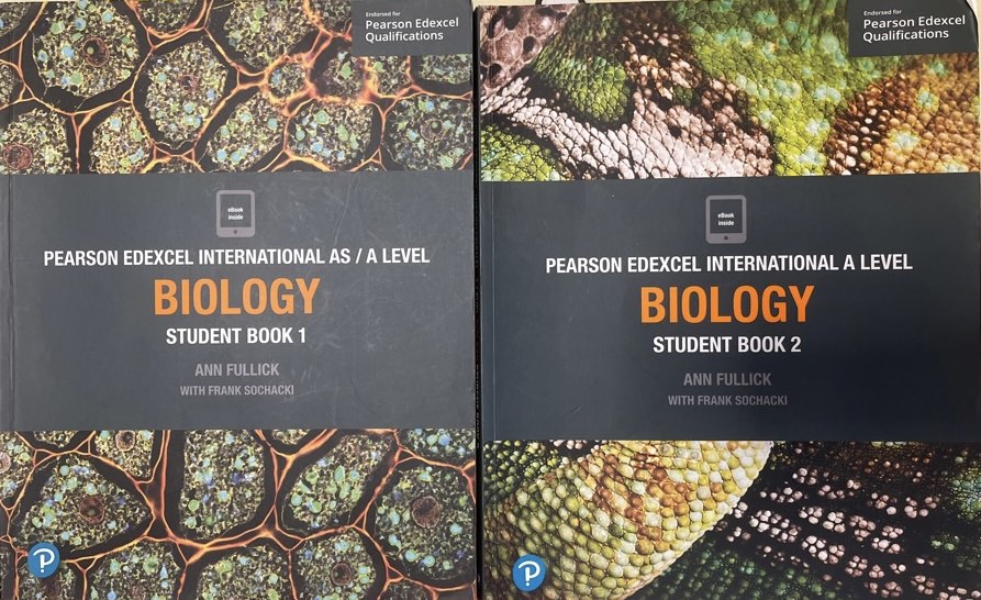 Pearson Edexcel IAL biology book 1 and 2 international as level ...