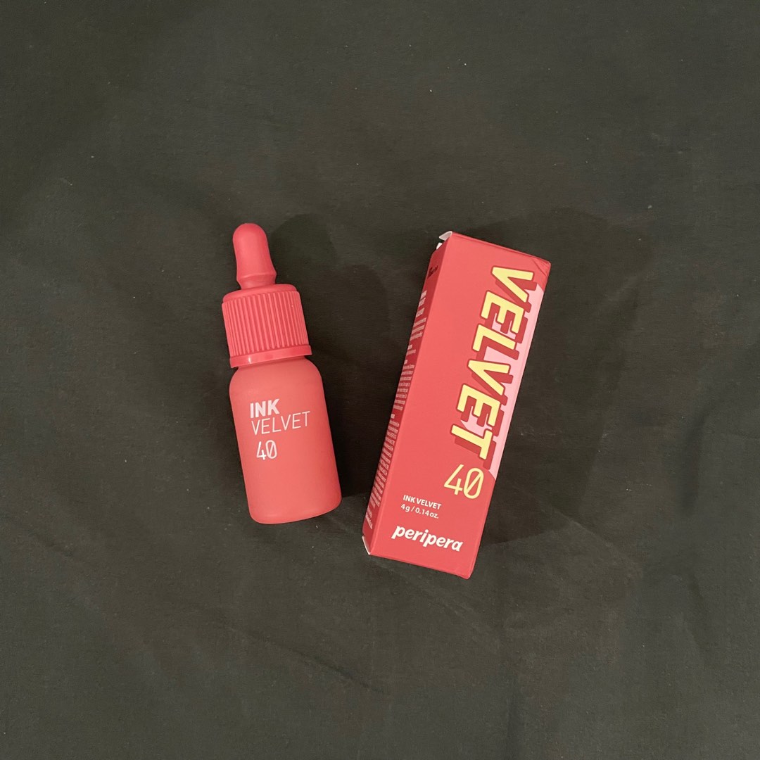 Peripera Ink Velvet in 40 Calm Rosy Lip Tint Mousse Stain, Beauty ...