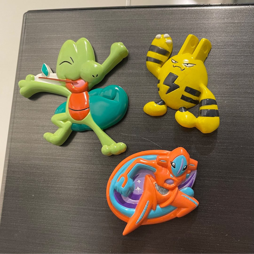 Pokemon Magnet Bundle TREECKO ELEKID DEOXYS, Hobbies & Toys, Toys ...