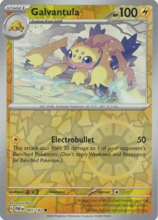 Pokemon Scarlet & Violet - Paradox Rift - Galvantula - 065/182 - Common ...