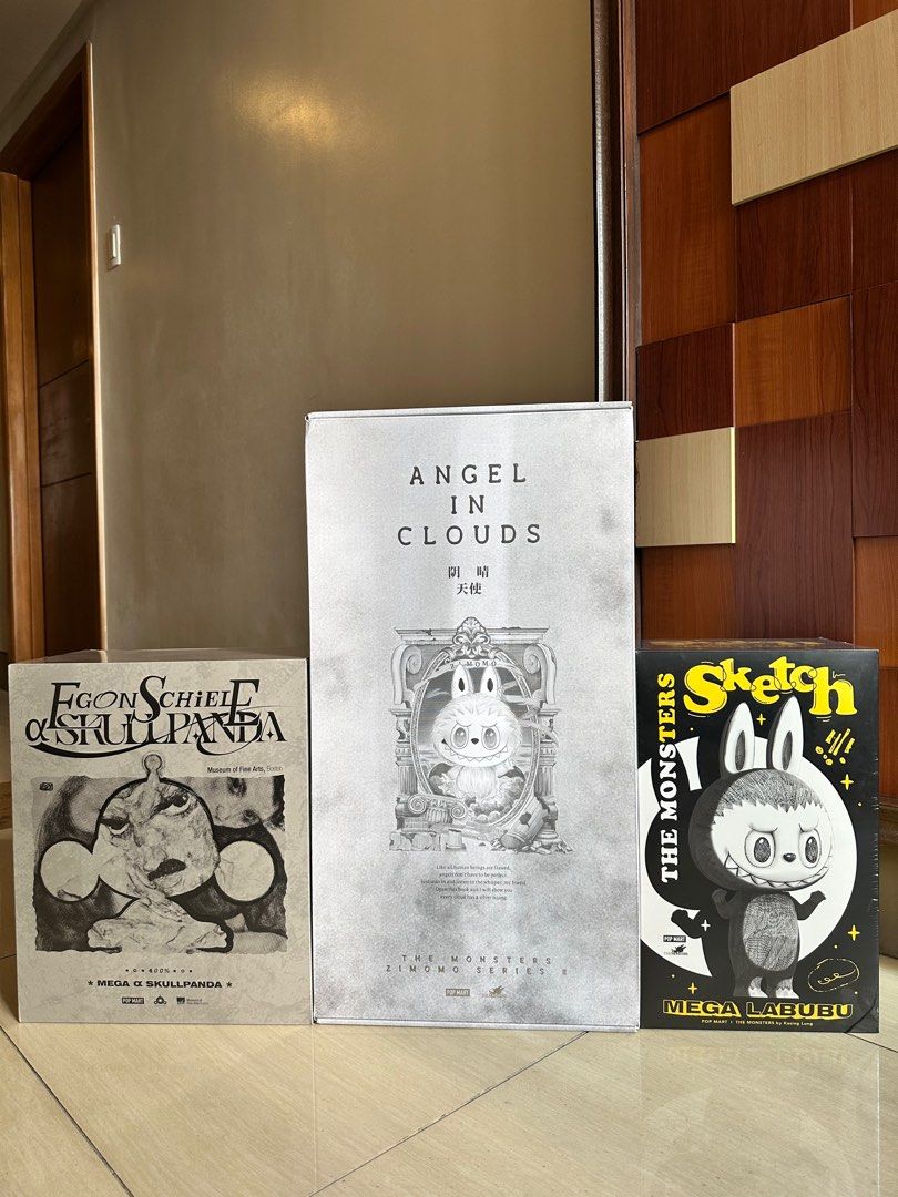 Pop Mart Angel in Clouds, Labubu Sketch, Skull Panda Egon Schiel ...