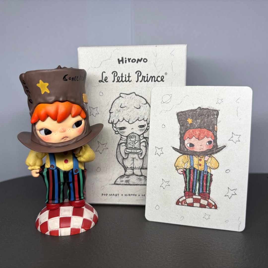 Pop Mart Hirono Le Petit Prince - Conceited Man, Hobbies & Toys, Toys & Games on Carousell