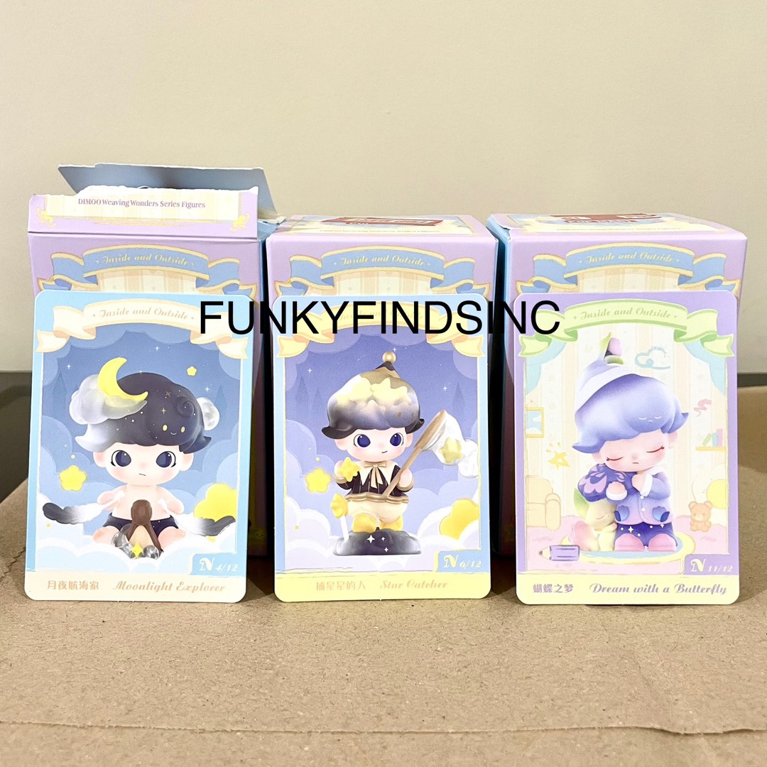 PopMart Dimoo Weaving Wonder Moonlight Explorer, Star Catcher, Dream ...