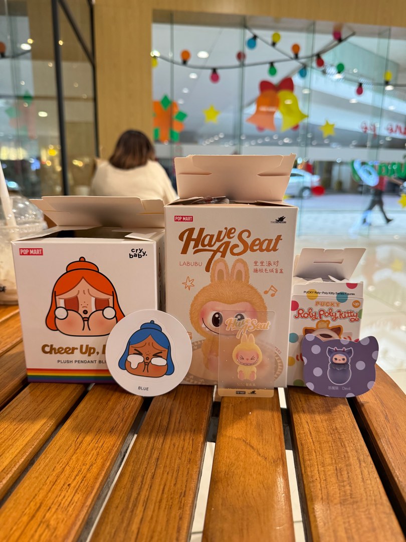 POPMART( LABUBU V2 SISI, CRYBABY PENDANT, ROLY POLY KITTY), Hobbies ...