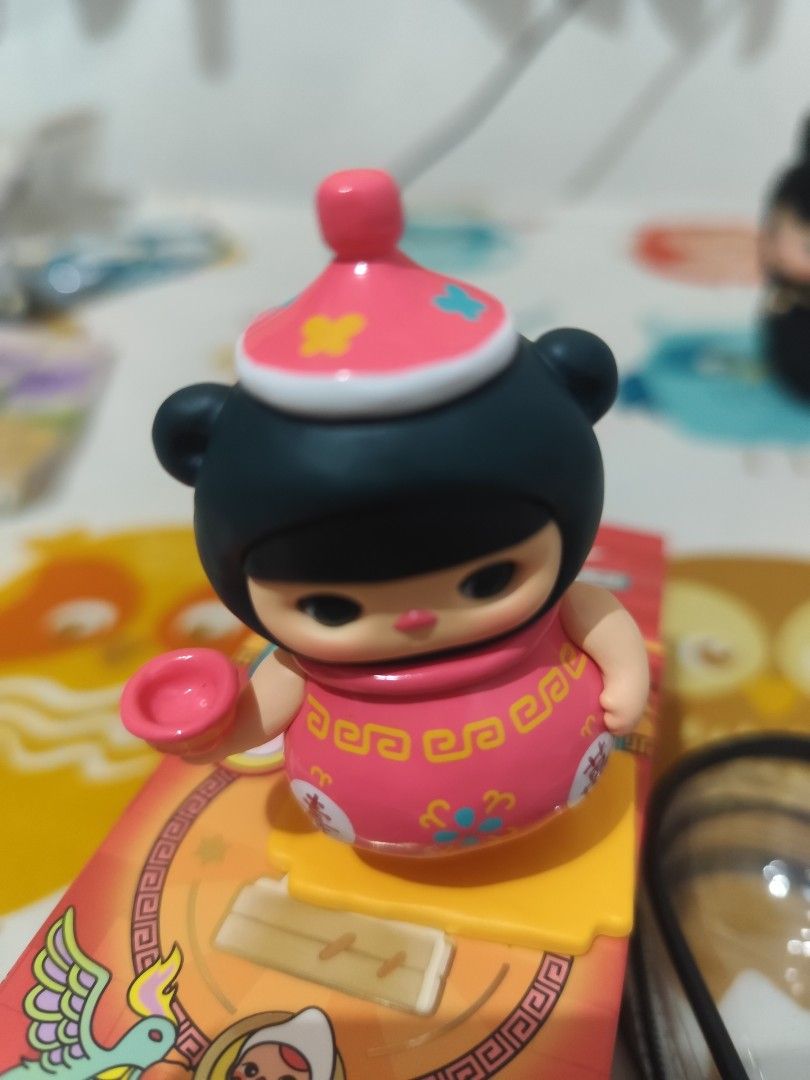 popmart pucky the Feast tea pot lengkap box, Toys & Collectibles ...