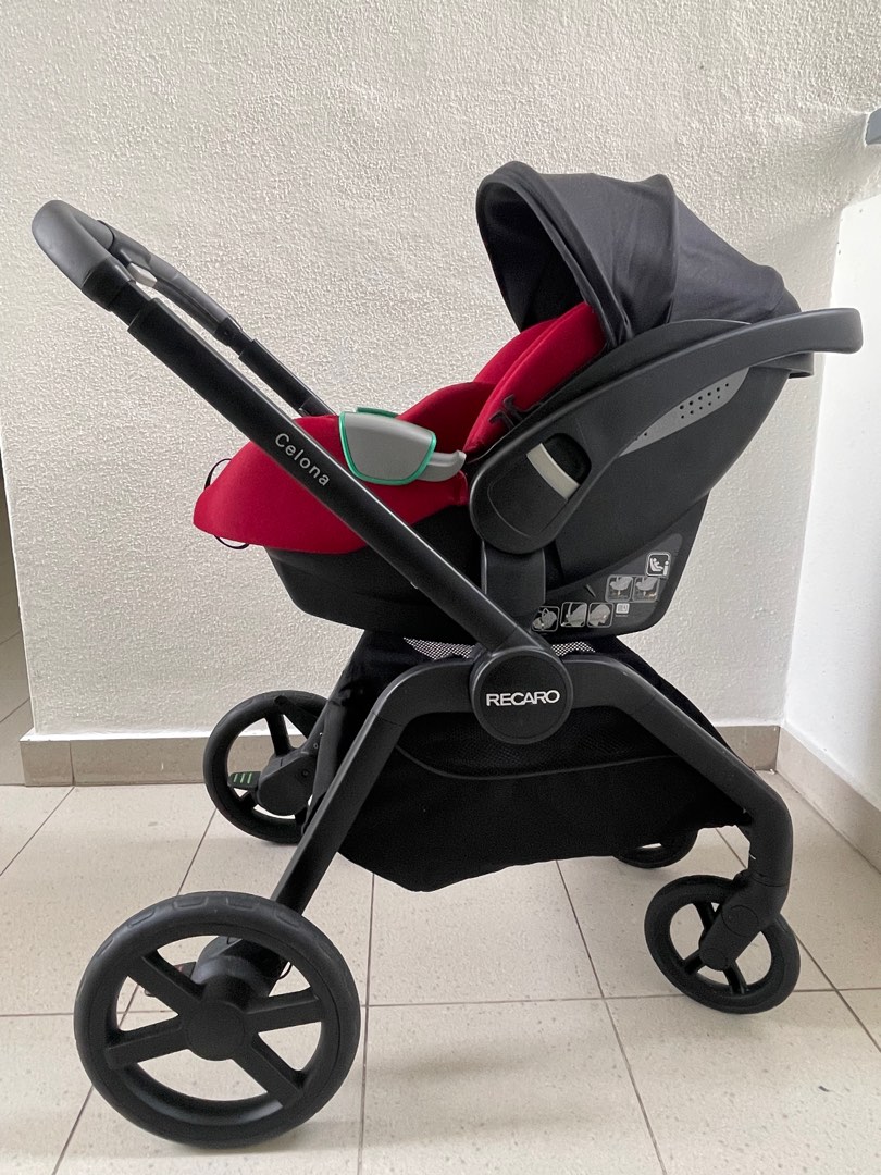 RECARO STROLLER CELONA FRAME + CAR SEAT UNIT, Babies & Kids, Going Out ...
