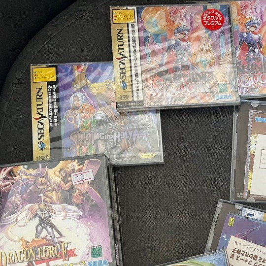 Sega saturn like new dragon force 1 = 25sgd shining force Shining the ...