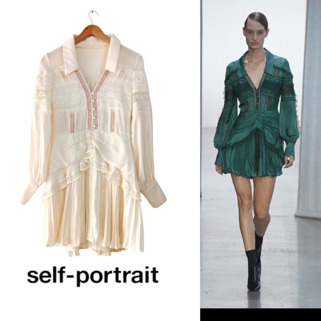 Self-Portrait|2019 Spring and Summer Runway Collection|Jacquard Lace ...