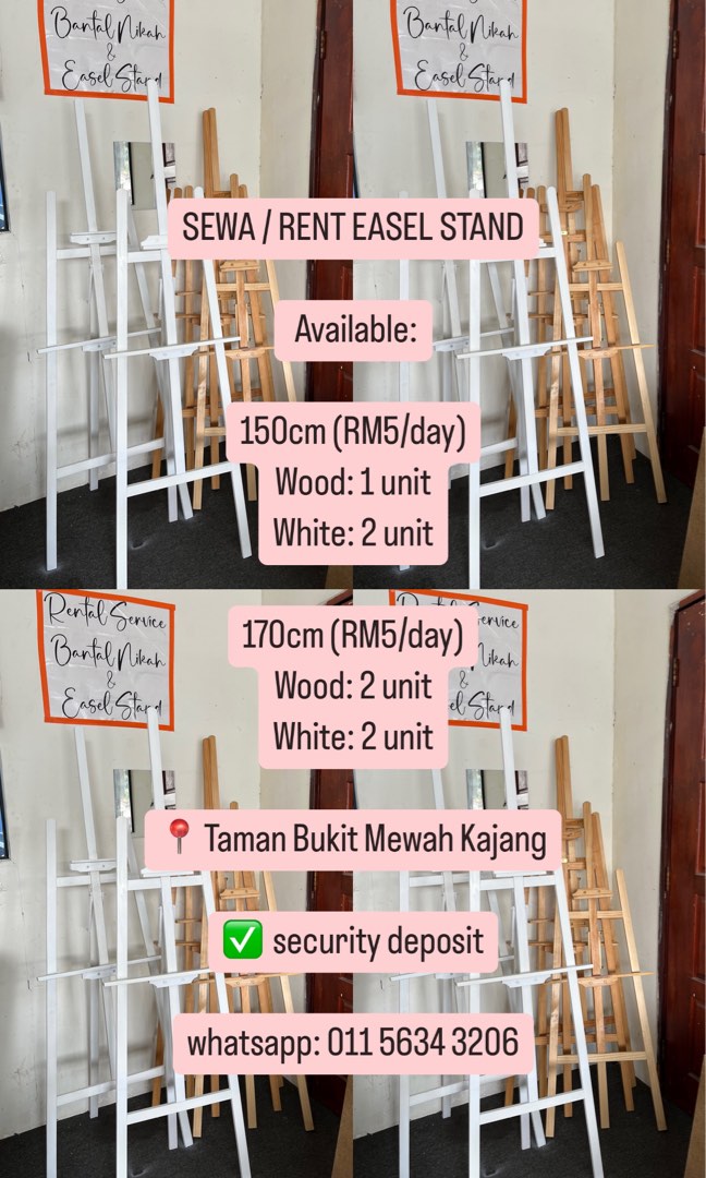 Sewa / easel stand, Furniture & Home Living, Furniture, Other Home ...