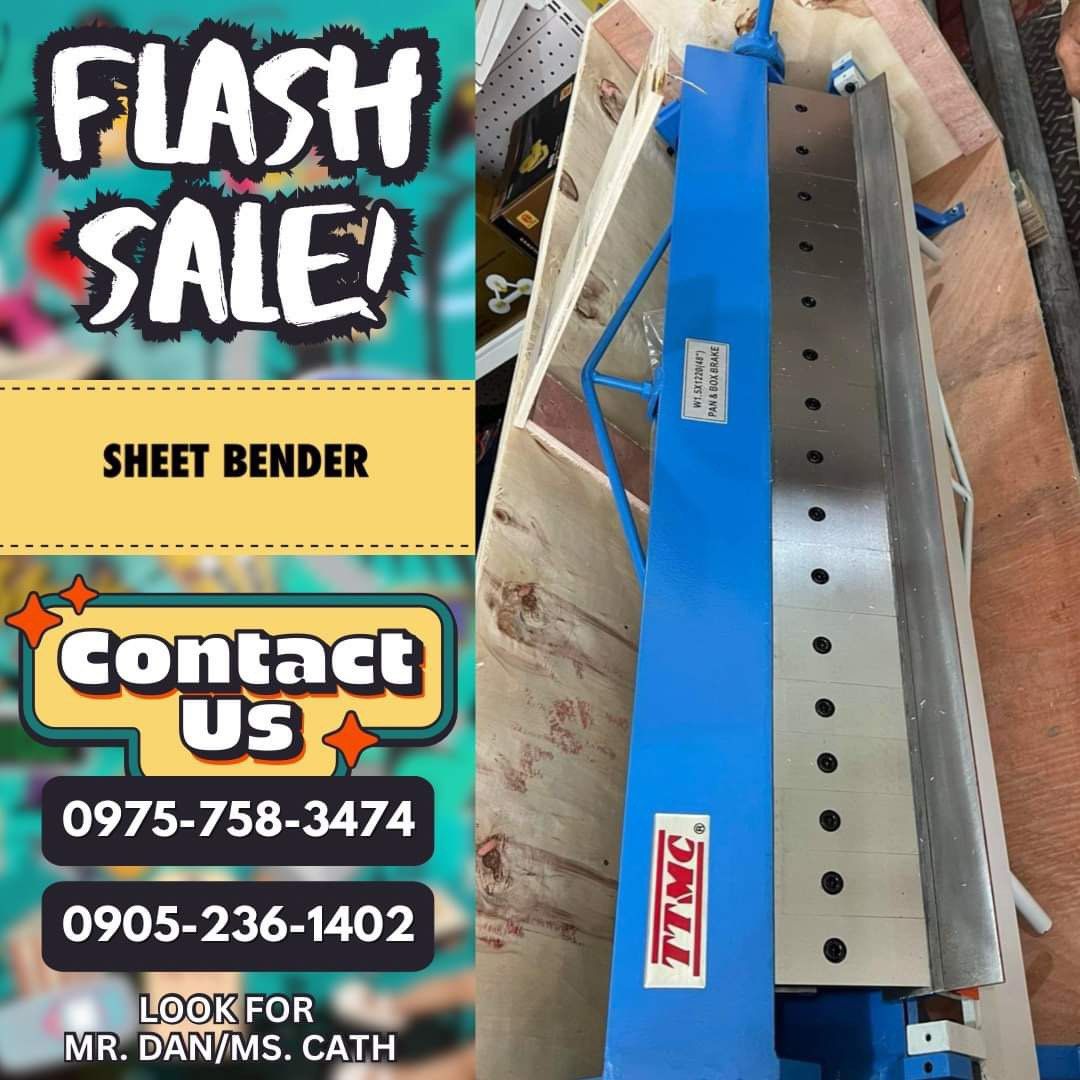 Sheet bender, Commercial & Industrial, Industrial Equipment on Carousell
