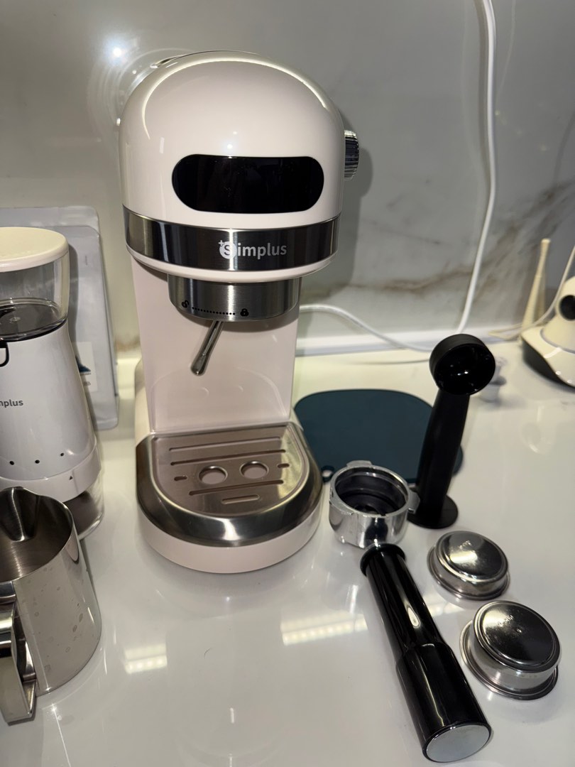 Simplus coffee bean machine with milk steamer, TV & Home Appliances ...