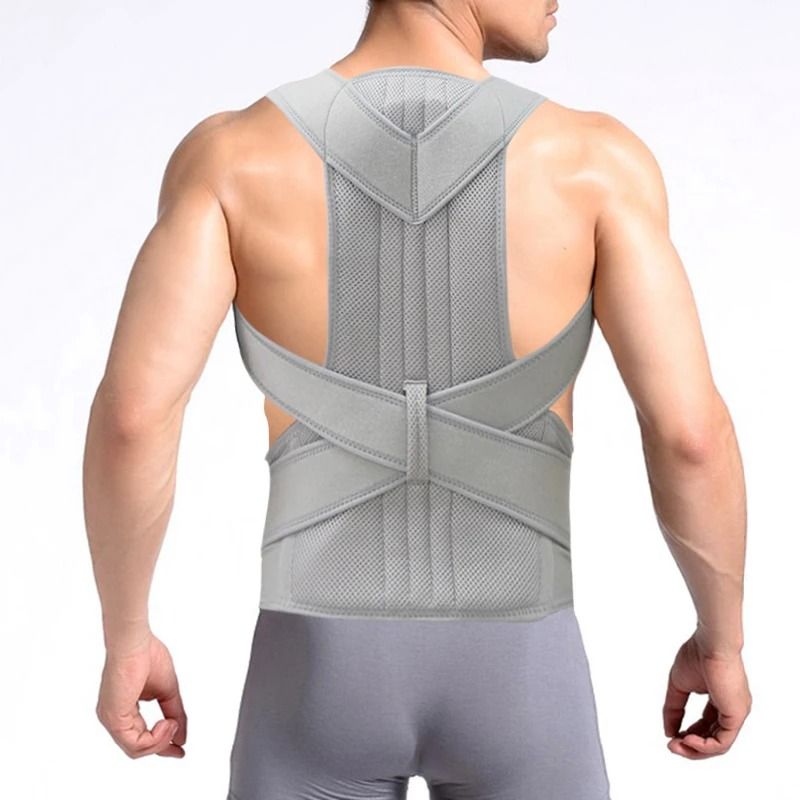 Spine Back Corset Posture Correction Steel Straps Posture Corrector ...