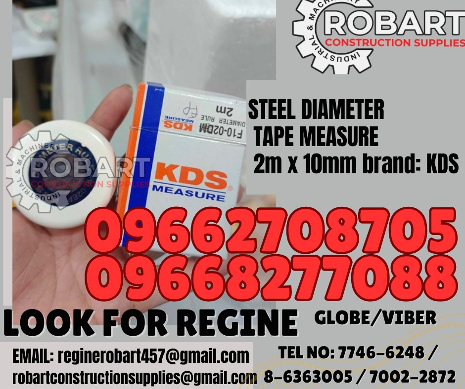 STEEL DIAMETER TAPE MEASURE 2m x 10mm brand: KDS, Commercial ...