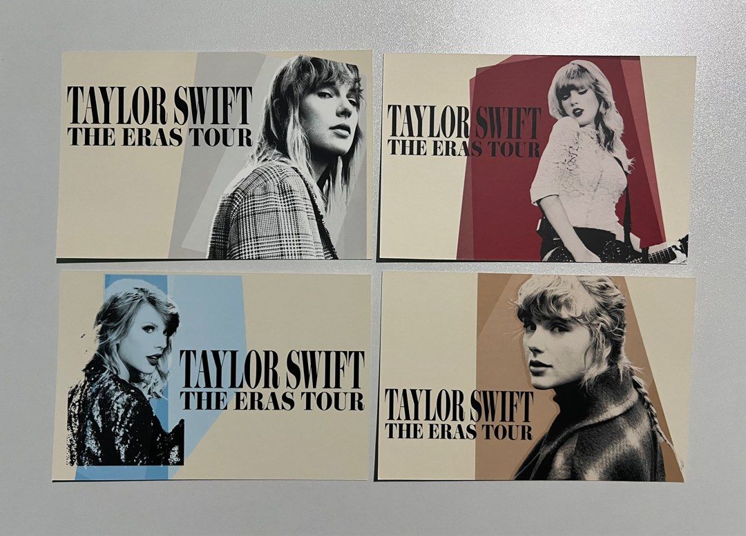 Taylor Swift The Eras Tour - Collectible Pin, Sticker and Postcards ...