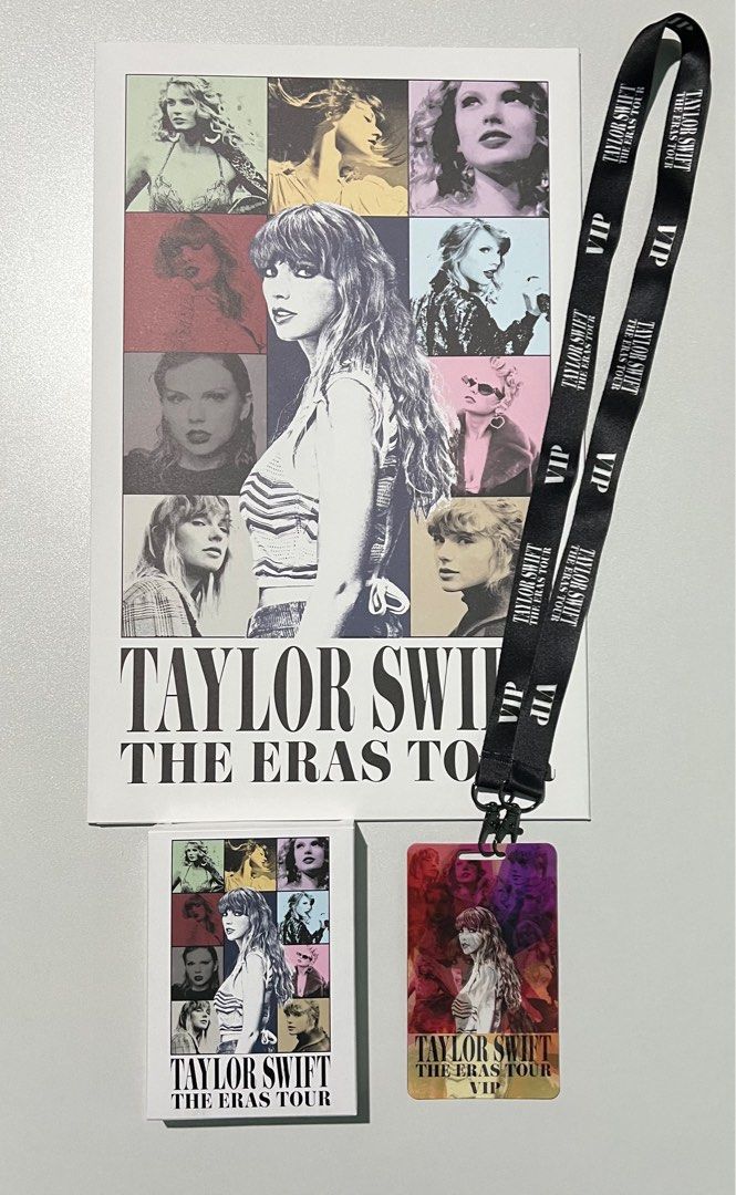 Taylor Swift The Eras Tour - VIP Lanyard and Prints (from the official ...