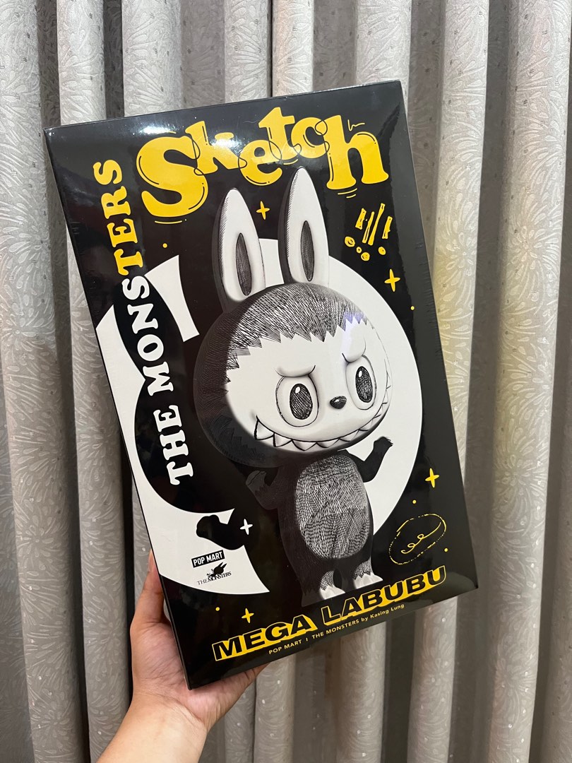The Monsters Sketch Mega Labubu 400%, Hobbies & Toys, Memorabilia ...