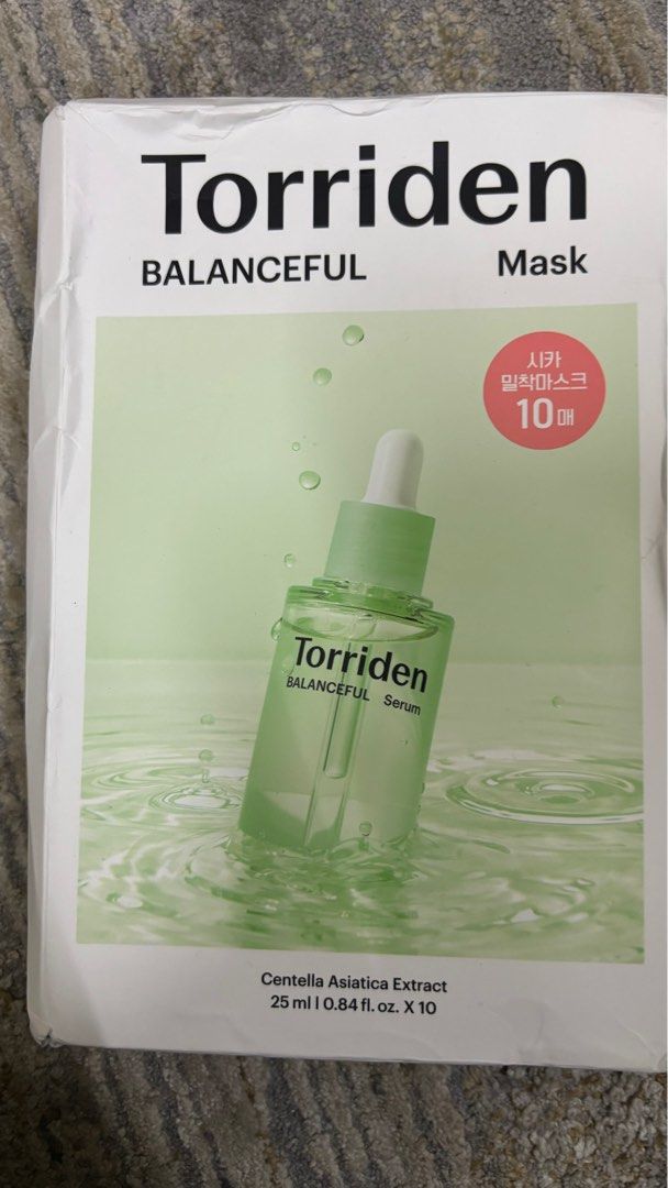 Torriden mask, Beauty & Personal Care, Face, Face Care on Carousell