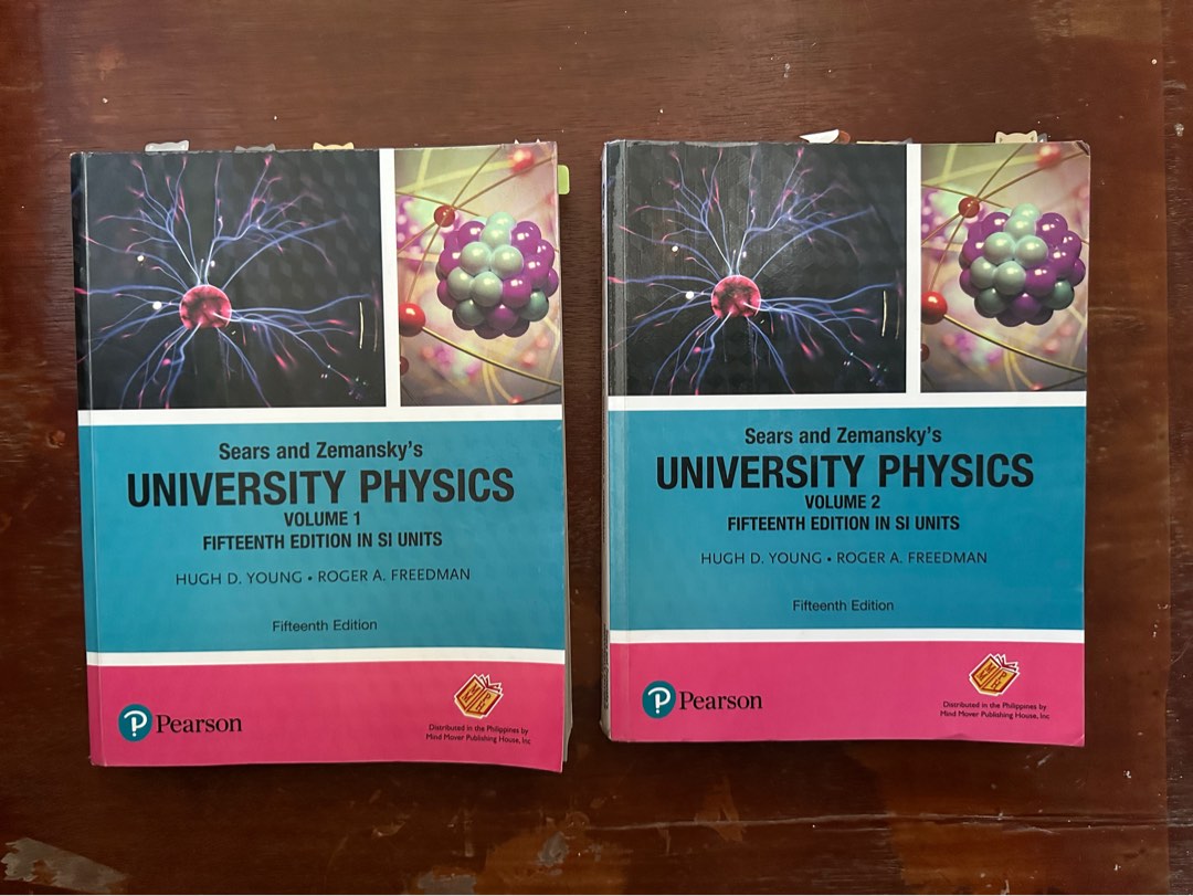 University Physics Vol. 1 and 2 15th Edition (Young and Freedman ...