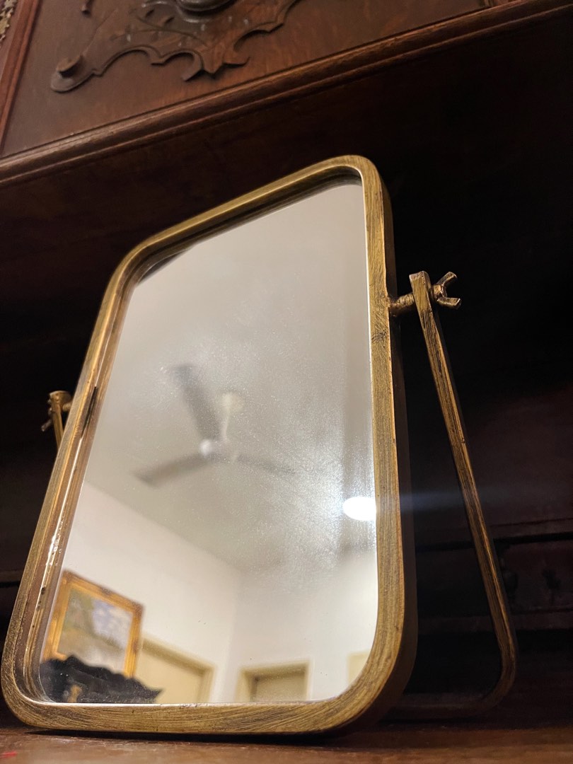 Vintage Cast Iron Mirror From England, Hobbies & Toys, Collectibles ...
