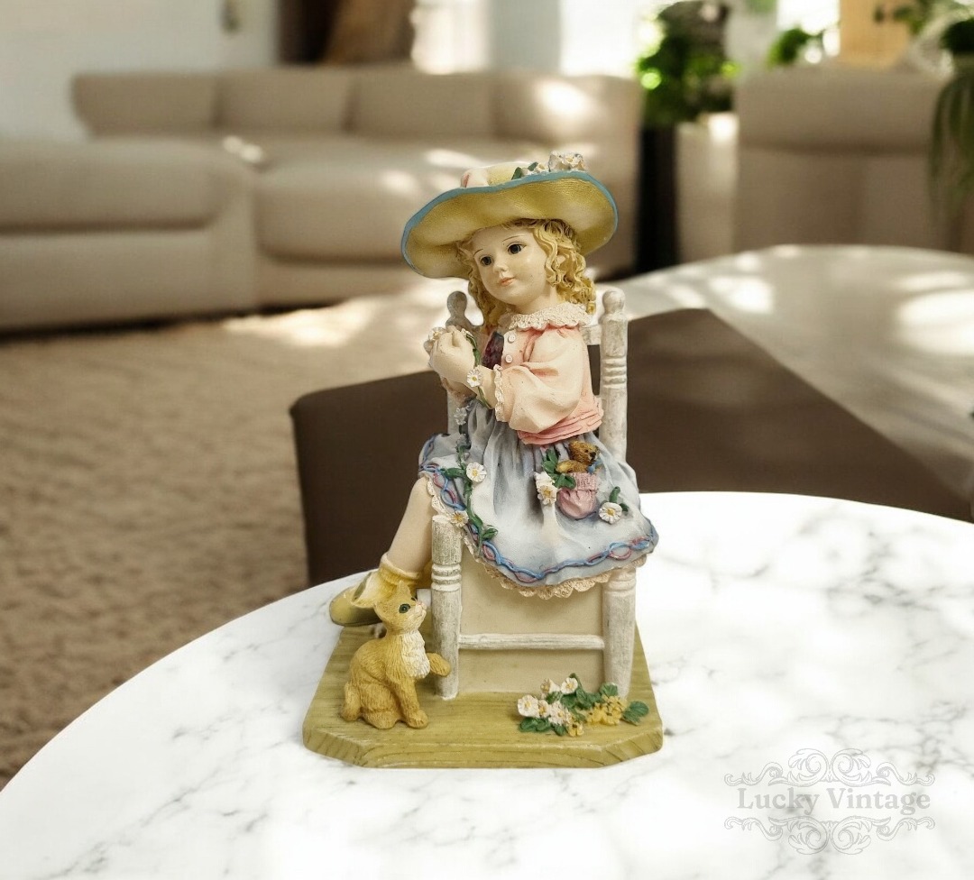 Vintage The Leonardo Collection Daisy Chains Figurine By Christine ...