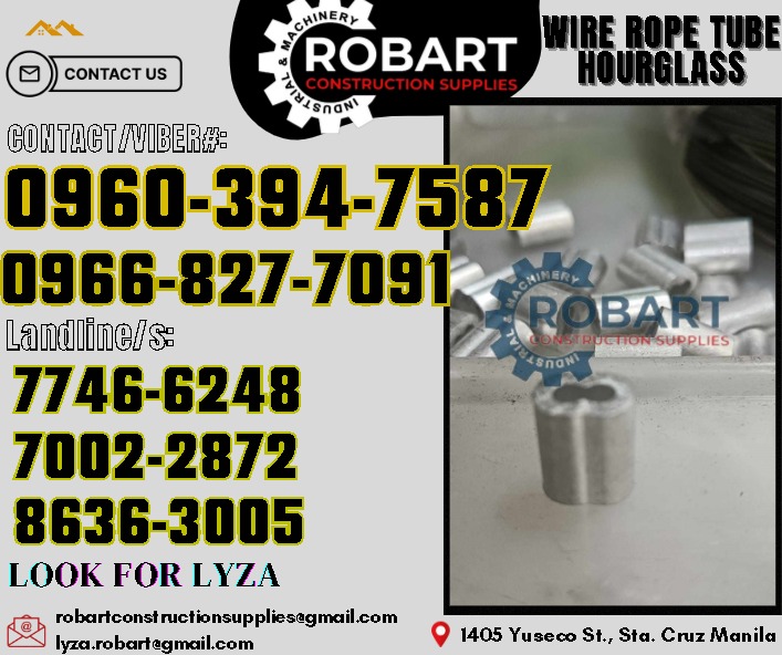 Wire Rope Tube Hourglass, Commercial & Industrial, Construction Tools ...